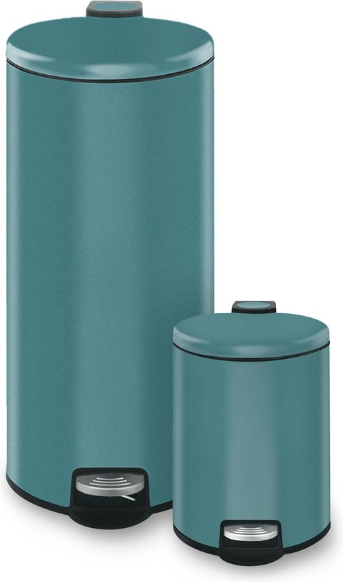 Blokker Pedaalemmer 30L + 3L Donker Groen | bol