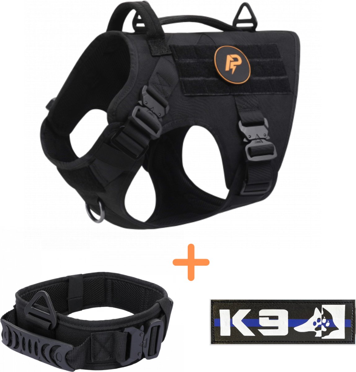Always Prepared © Pro K9 Hondentuig - Anti trek - Y tuig - Halsband hond - Middel en... | bol.com