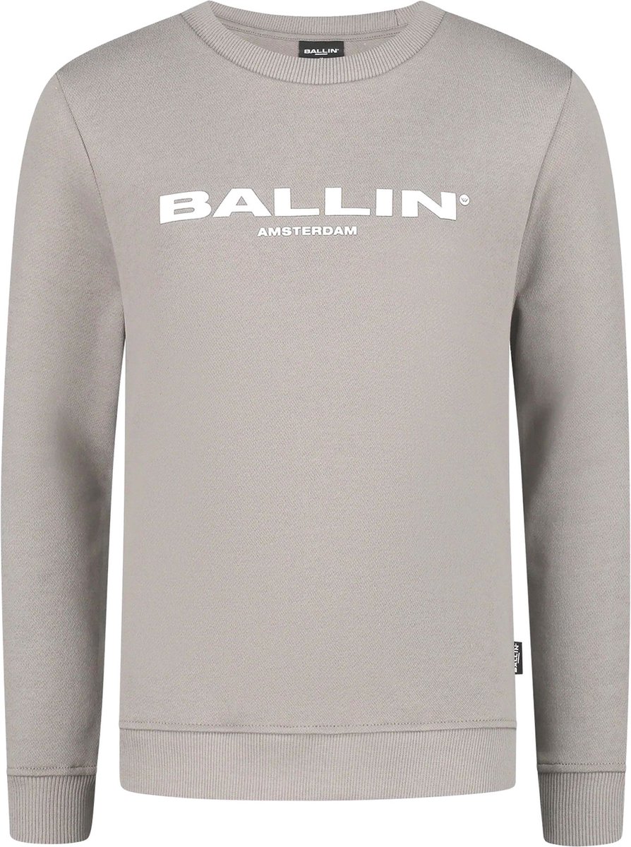 Ballin Amsterdam - Jongens Slim Fit Sweater - Bruin - Maat 116 | bol.com
