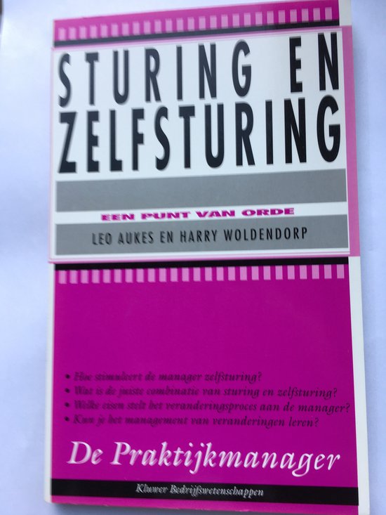 Sturing en zelfsturing: een punt van orde | 9789026719639 | Leo Aukes ...