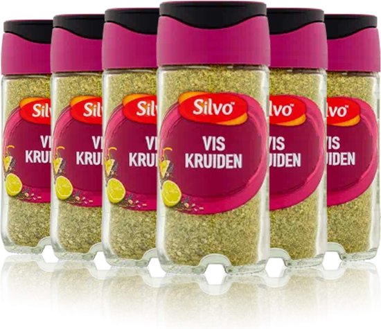 Silvo® | 6 x Shake it Vis kruiden á 55 gram | Voordeelverpakking | | bol
