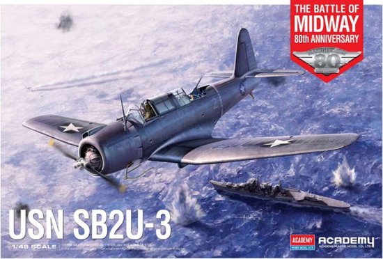 1:48 Academy 12350 USN SB2U-3 - The Battle of Midway 80th Anniversary ...