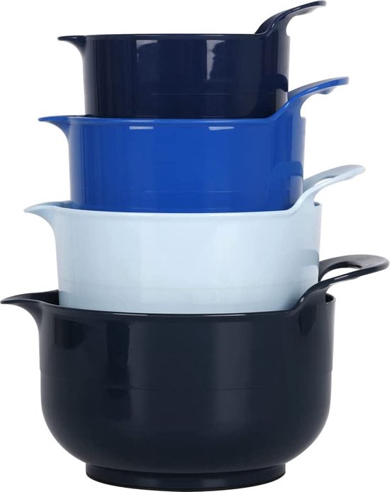 BoxedHome Mengkomset, plastic kom, slakom, antislip, met handvat ...