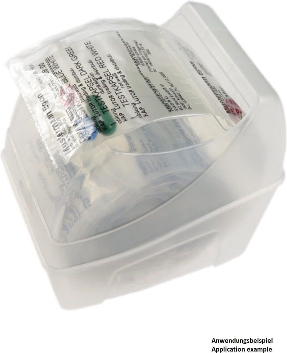 Medicijndispenser transparant KLEIN 85 x 125 x 120 mm | bol