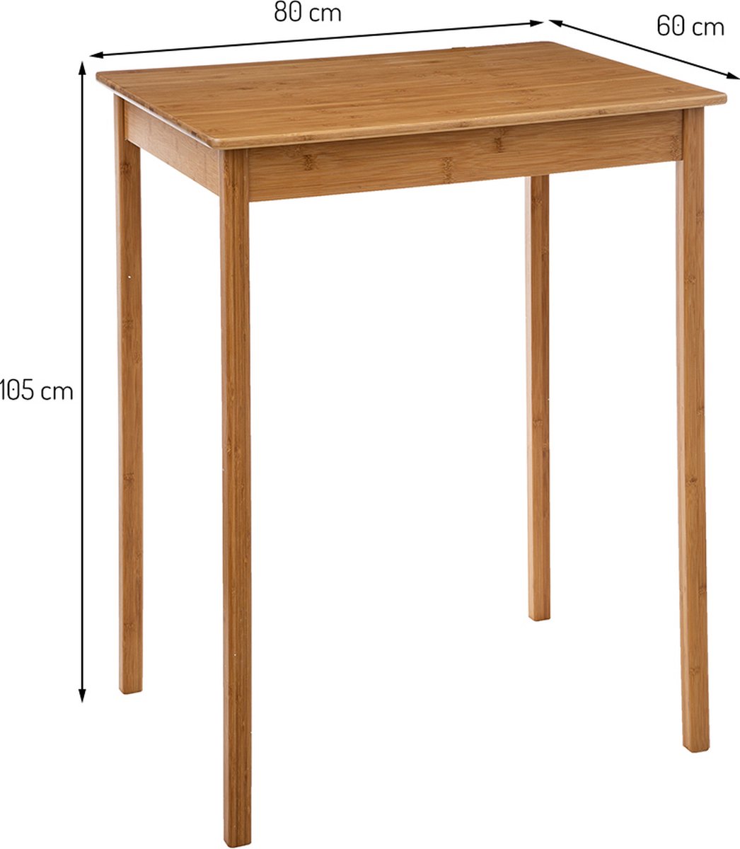 Bartafel 80 cm Ludivine Bamboe | bol