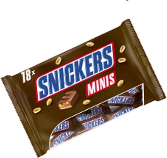 Snickers Mini candybar 366 gr x 24 | bol.com