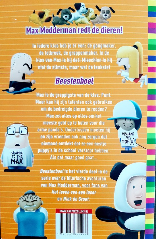 Max Modderman 4 - Beestenboel De grappigste van de klas, Matt Stanton ...