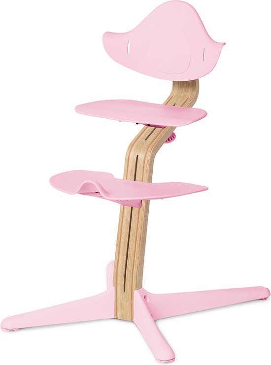 Chaise haute réglable Stokke NOMI - Basis chêne blanc huilé et chaise ...