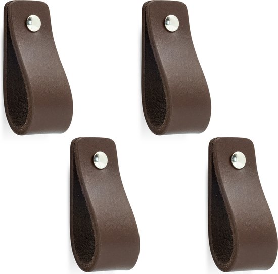 Buffel&Co Leren Handgrepen – Meubelgreep – Handvaten Kast – Keukengreep ...