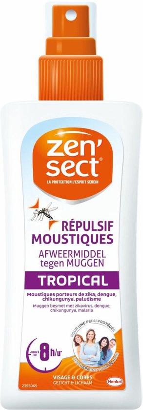 2x Zensect Skin Protect Lotion Tropical 100 ml | bol