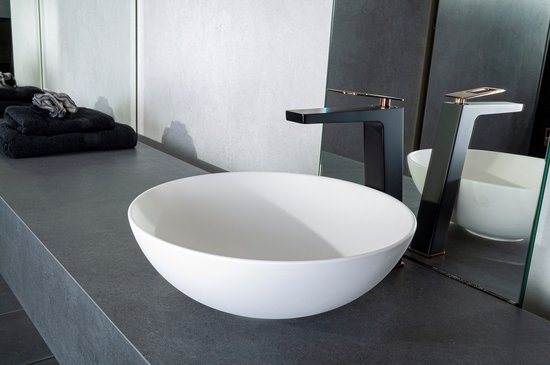 Solid surface waskom Sanne wit | bol