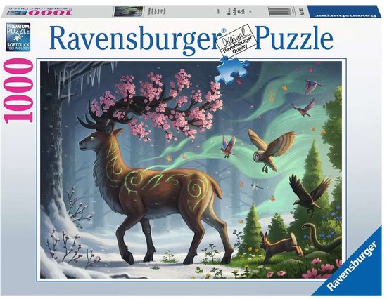 Ravensburger puzzel Hert van de lente - Legpuzzel - 1000 stukjes | bol