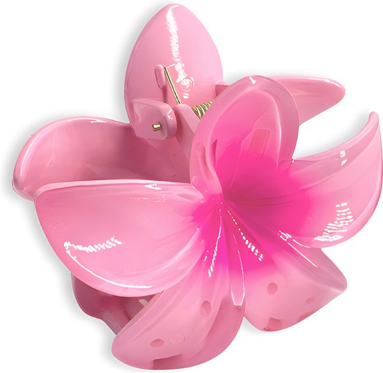 MOONIE'S® Haarklem - Bloem - Lavatera - 8 cm - 1 stuk | bol