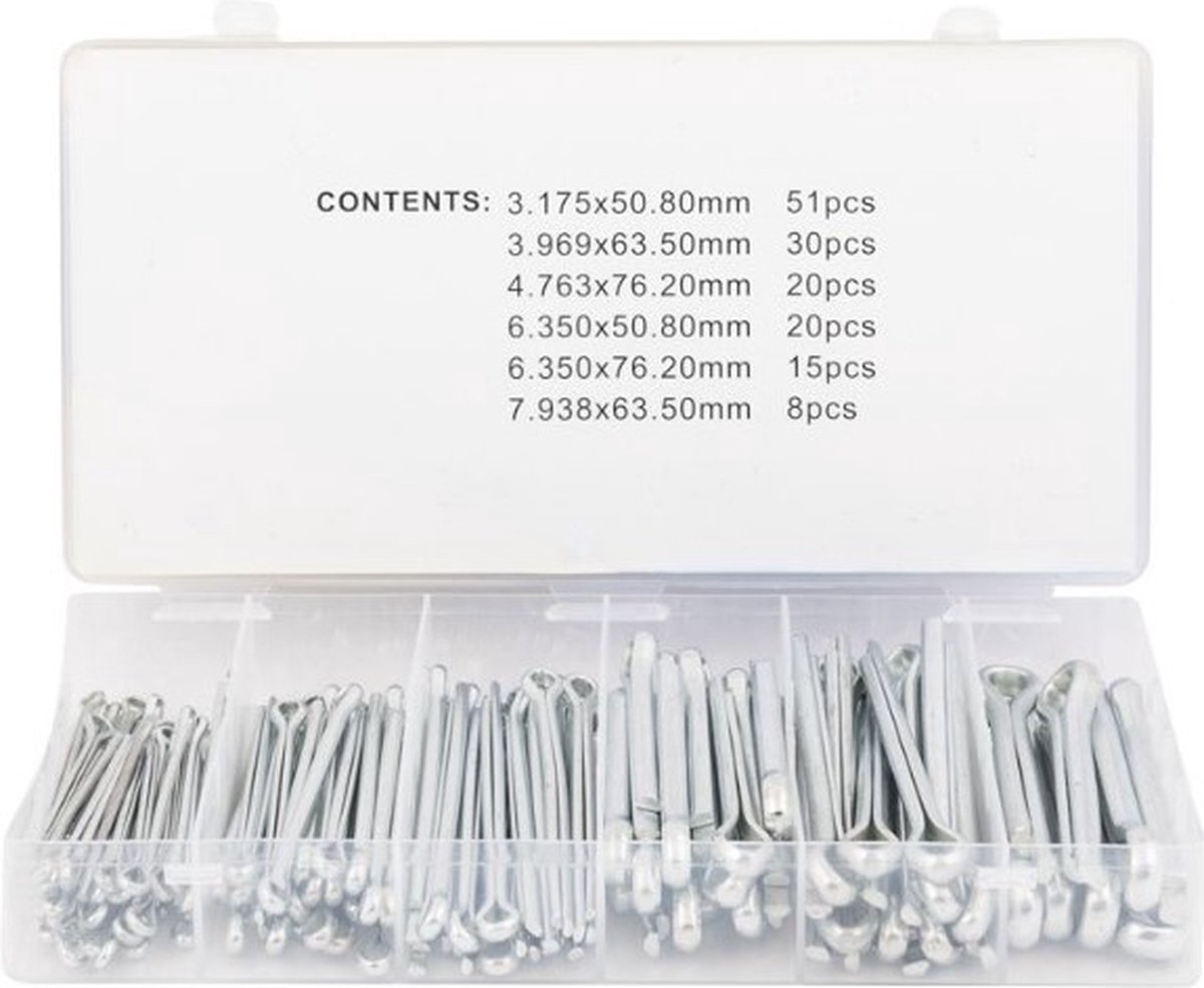 Assortiment splitpennen 144-delig | bol.com