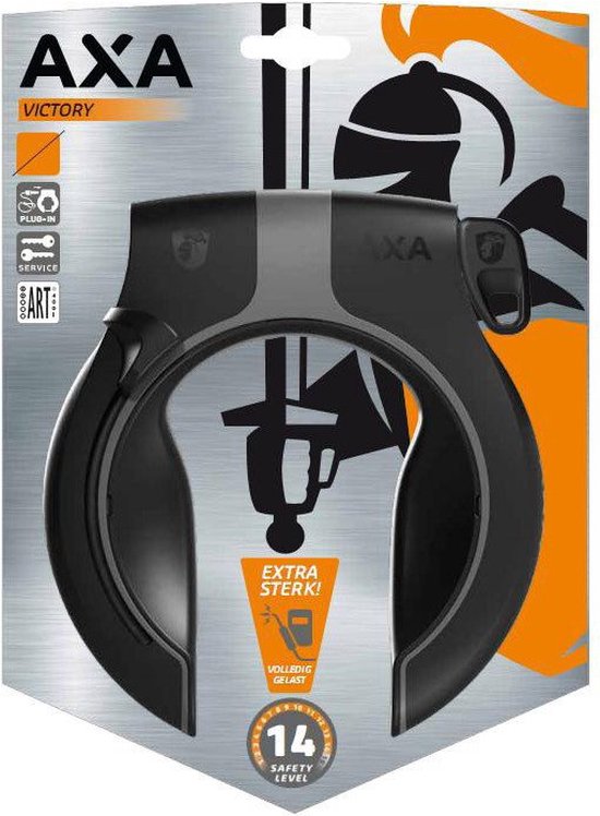 AXA Victory ART2 - Zwart / Zilver - Fietsslot - Kwaliteit | bol.com