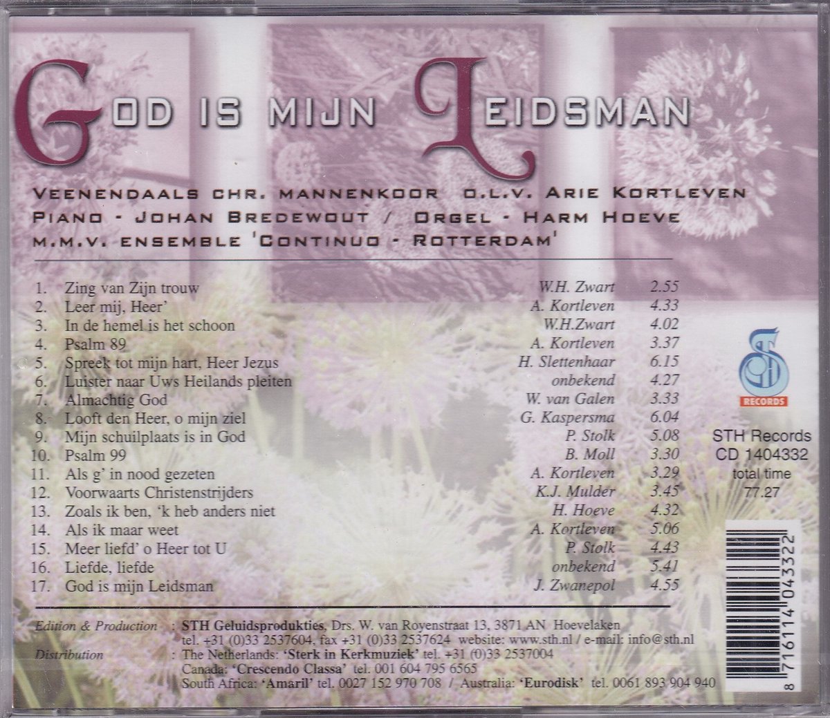 God is mijn Leidsman - Veenendaals Christelijk Mannenkoor o.l.v. Arie ...