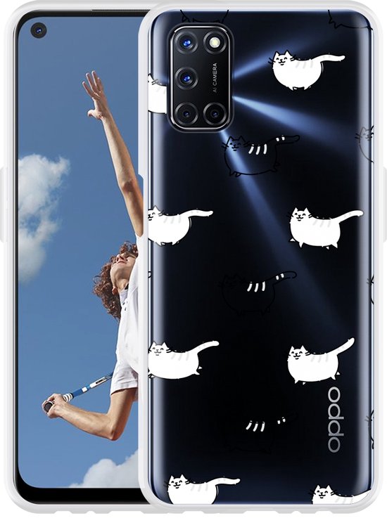 Oppo A72 Hoesje Love my Cat - Designed by Cazy | bol