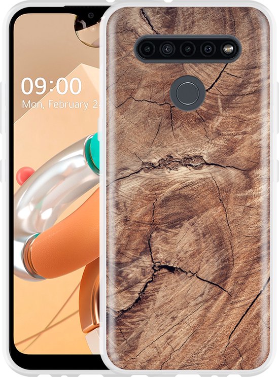 LG K41S Hoesje Boom doorsnede - Designed by Cazy | bol