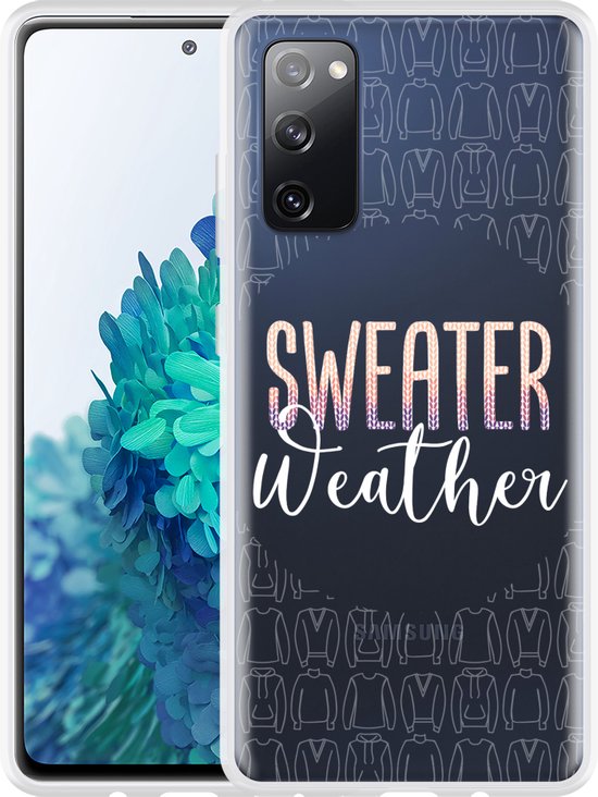 Samsung Galaxy S20 FE Hoesje Sweater Weather - Designed by Cazy | bol