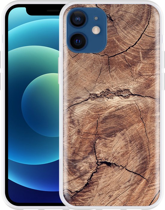 Apple iPhone 12 Mini Hoesje Boom doorsnede - Designed by Cazy | bol.com