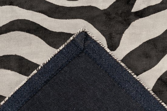 Sinai - Retro Tapijt / Vloerkleed - 200x290cm - Zebra Zwart / Wit | bol.com