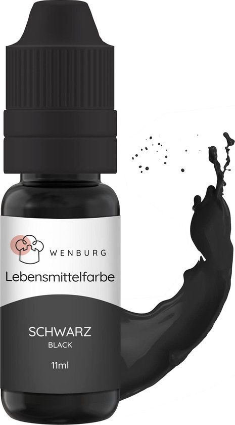 Wenburg Kleurstof Voedsel| Keuken | Zwart | 11ml | bol.com