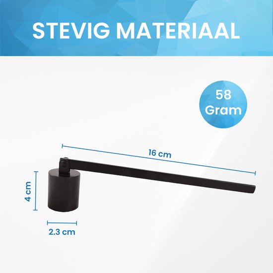 YONO Kaarsendover - Candle Snuffer - Kaarsdover - Zwart | bol