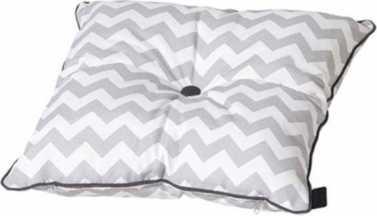 Madison Sierkussen 50x50 cm Chevron grey | bol.com