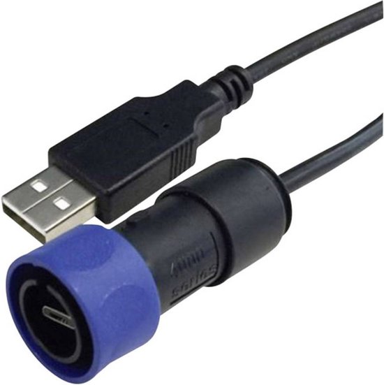 Bulgin USB-kabel USB 2.0 USB-A stekker, USB-micro-B stekker 5.00 m ...