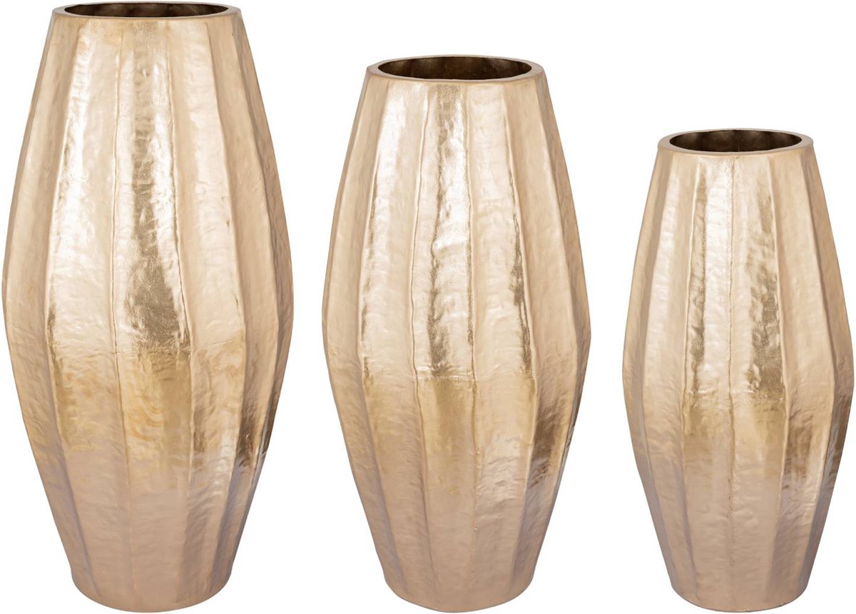 PTMD Jellion Gold alu sheet pot ribbed structure M | bol.com