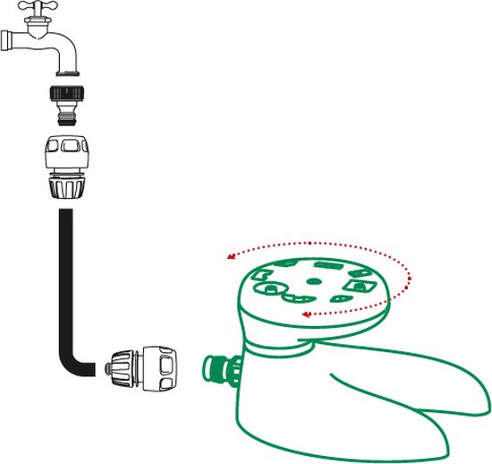 GF RECO Driver multifunctionele sproeier op slede | bol