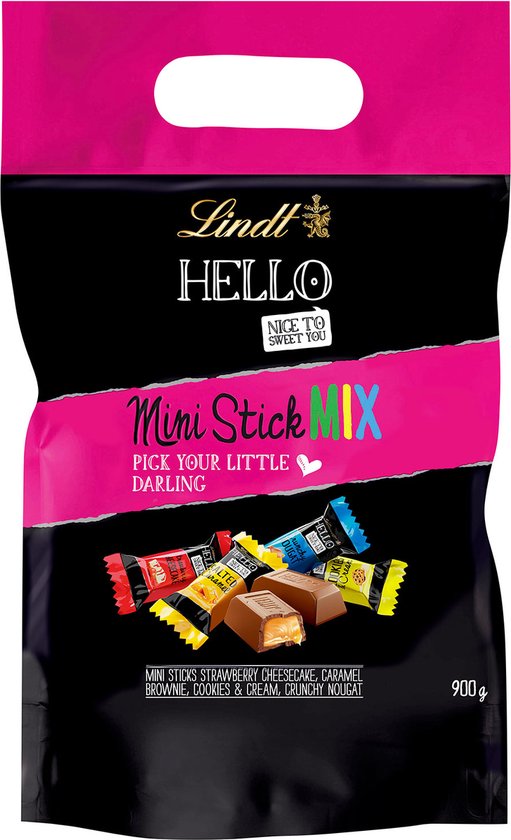 Lindt Hello Mini Stick Mix 900g | bol