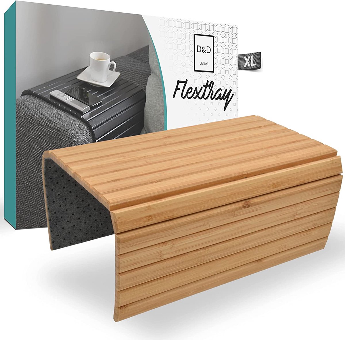 D&D Living Sofatablett Flextray | Flexibele bank legplank voor ...