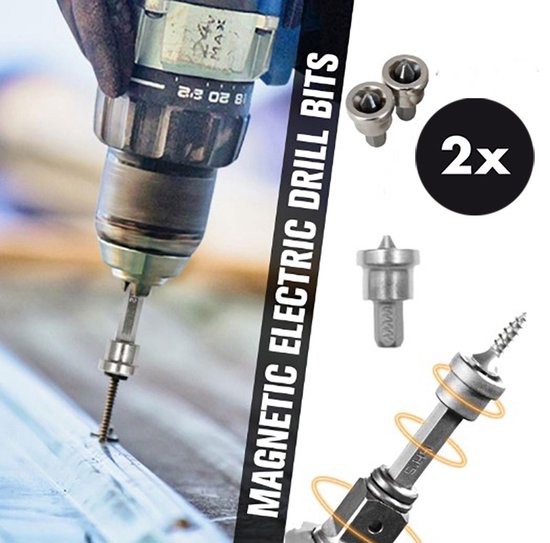 Gipsplaat Bit - Kruistip - Bit voor Gipsplaat - PH2 - 2 Stuks | bol