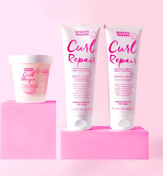 Curl Repair & Grow Kit - Umberto gGannini | bol.com