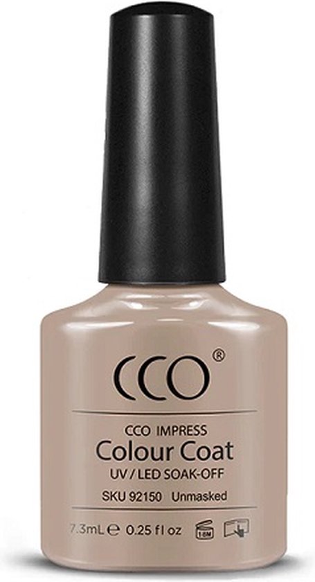CCO Shellac - Gel Nagellak - kleur Unmasked 92150 - BruinNude ...