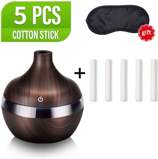 Ultrasone Aroma Diffuser - USB Mini Mist Maker - Essentiele Olie Diffuser -... | bol