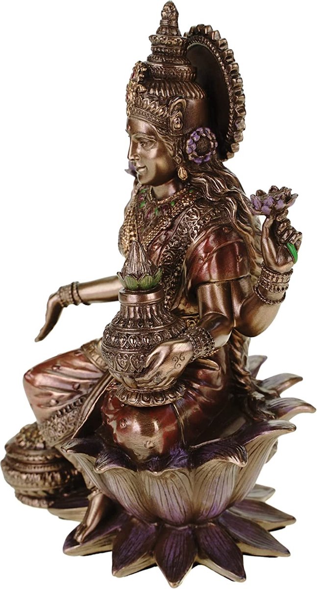 Veronese Design - Lakshmi Hindoeïstische Godin - Zeer Mooi Beeld - Veel ...
