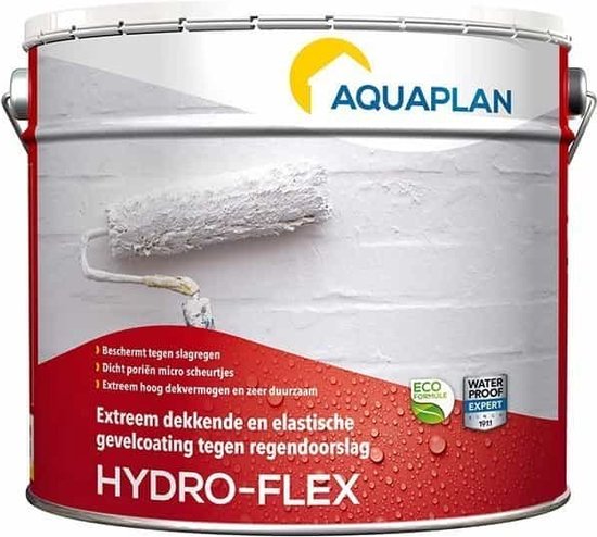 AquaPlan Hydro Flex Waterdichte Buitenmuurcoating - 10 liter | bol.com