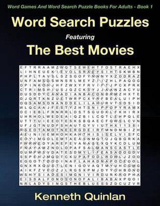 Word Search Puzzles Featuring The Best Movies, Kenneth Quinlan ...
