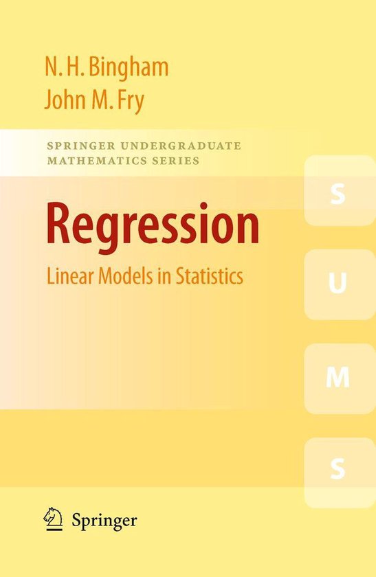 Springer Undergraduate Mathematics Series - Regression (ebook), N. H ...
