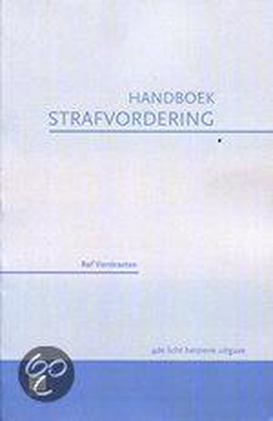 Handboek Strafvordering | 9789046603215 | Raf Verstraeten | Boeken | bol.com