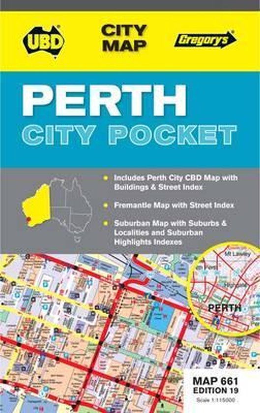 Perth City Pocket Map 661 | bol.com