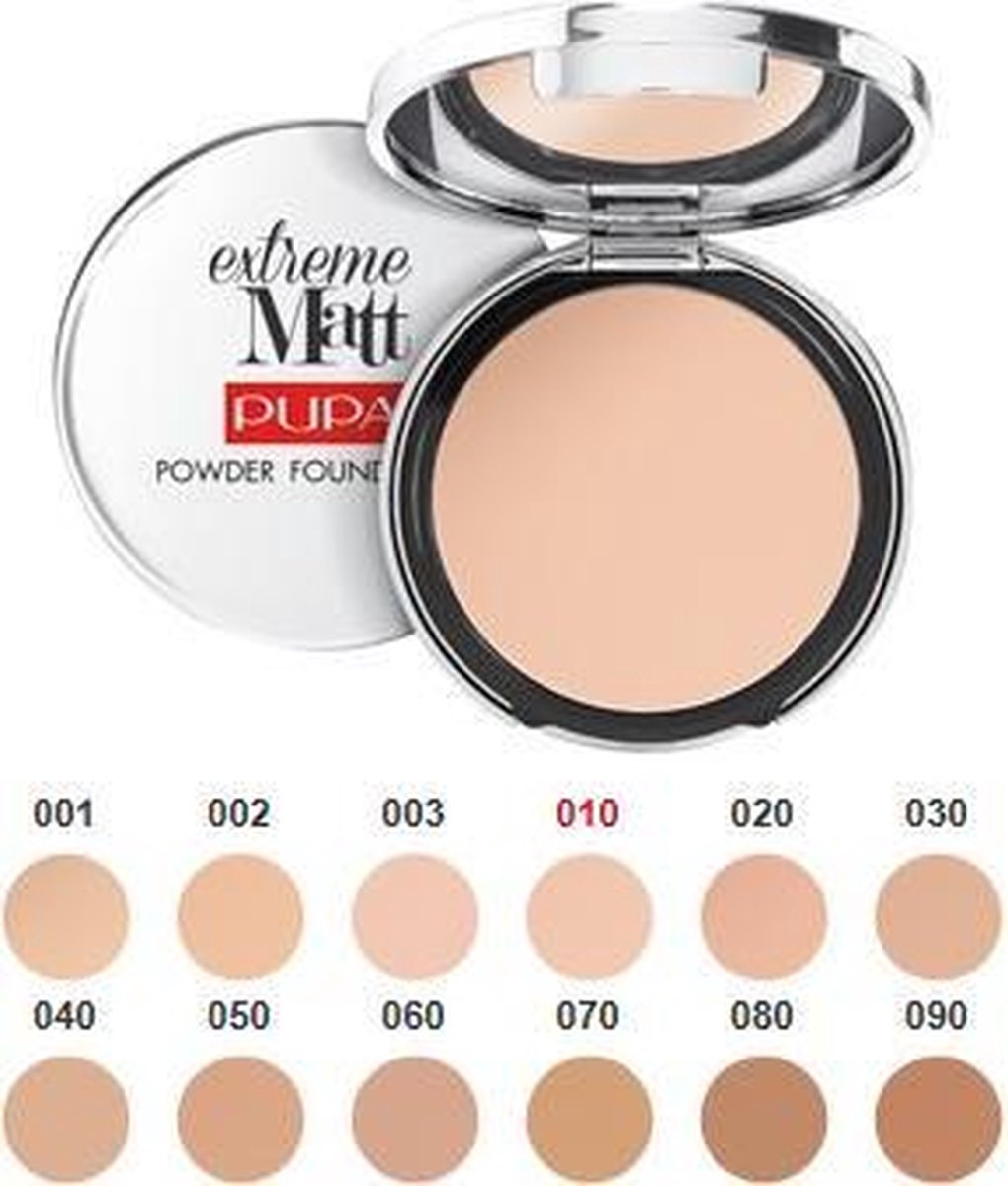 bol.com | Pupa Extreme Matt Powder Foundation 040 natural beige 11 gr