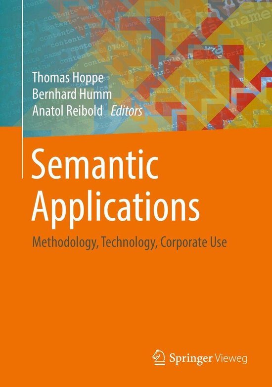 Semantic Applications (ebook) | 9783662554333 | Boeken | bol.com