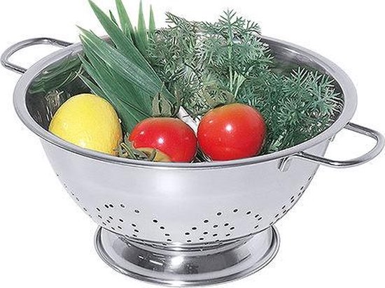 Vergiet rvs | Inhoud: 3 l | Ø 21cm | H: 14cm | bol