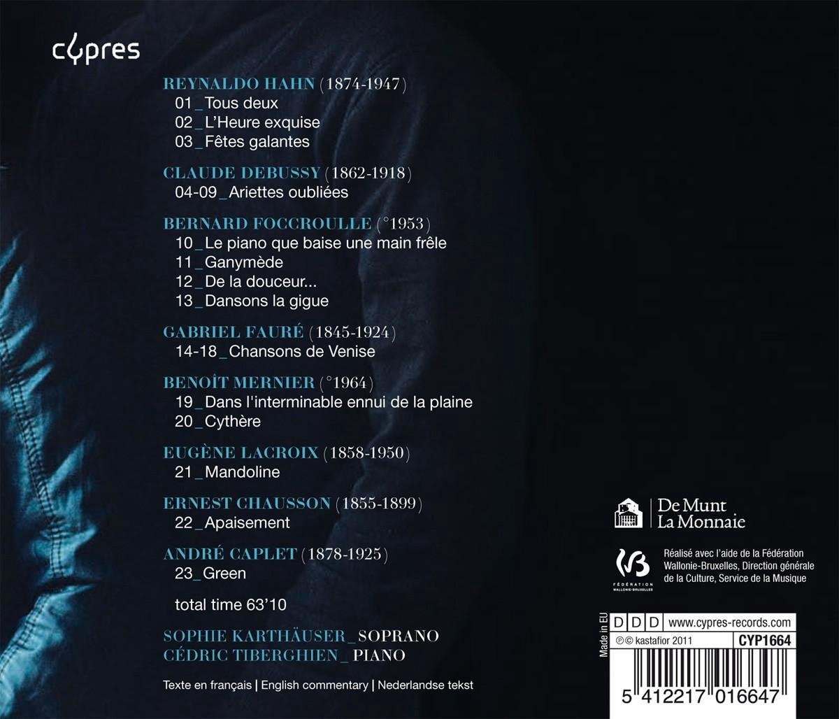 Sophie Karthäuser & Cédric Tiberghien - Green (CD), Cedric Tiberghien ...