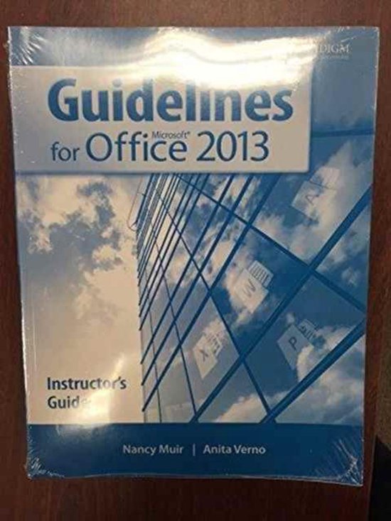 Guidelines Series- Guidelines for Microsoft® Office 2013 ...