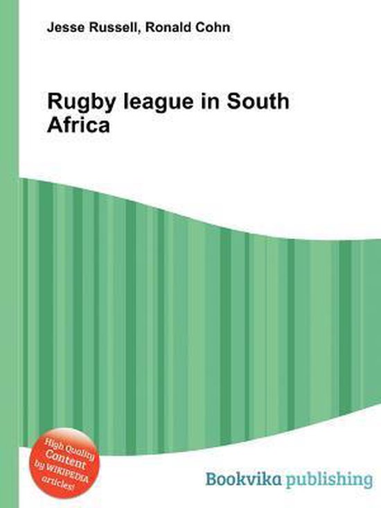 Rugby League in South Africa | 9785511699219 | Boeken | bol.com