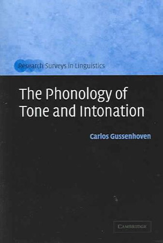 Phonology Of Tone And Intonation | 9780521012003 | Carlos Gussenhoven ...